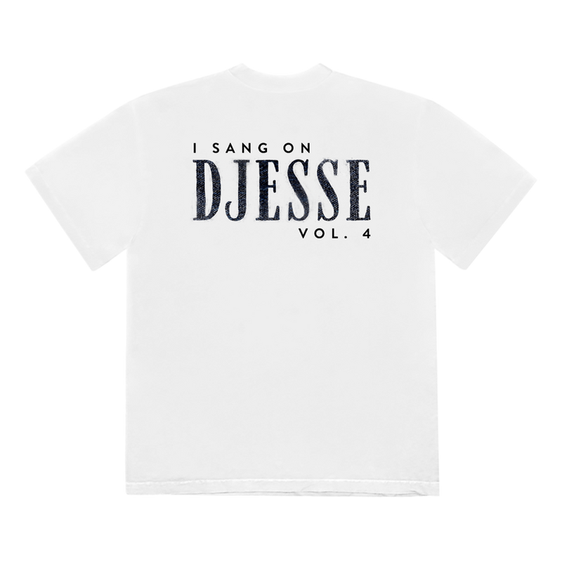 I Sang On Djesse Vol. 4 T-Shirt (White) – Jacob Collier Official Store